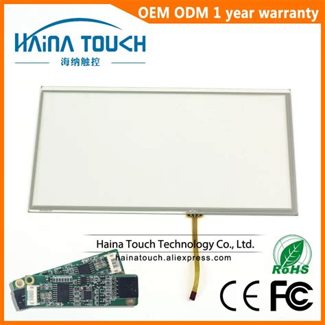 16 9 10 1 Inch Includes Usb Controller 4 Wire Usb Resistive Touch Screen 