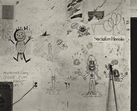 Graffiti On The Wall Of A House In Berkeley California In The Early