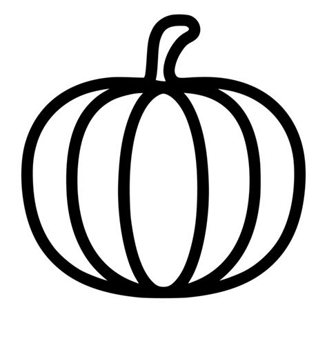 Outline Of Pumpkin Clip Art