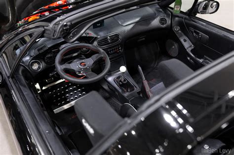 Red Stitching In Honda Del Sol Interior