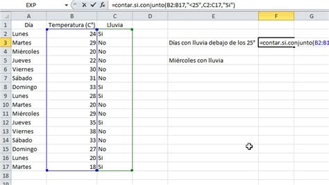 Cómo Usar La Fórmula Contarsiconjunto En Excel Recursos Excel
