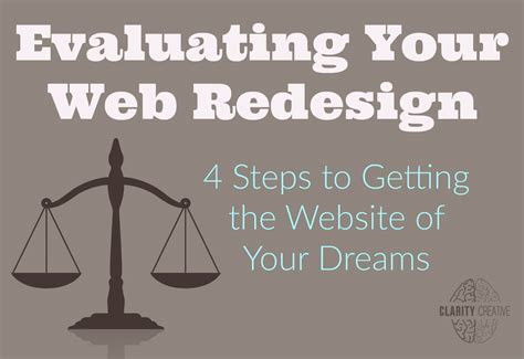 Evaluating Your Web Redesign Clarity Creative Group Blog
