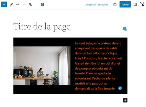 Gutenberg WordPress : comment utiliser le bloc Média & Texte