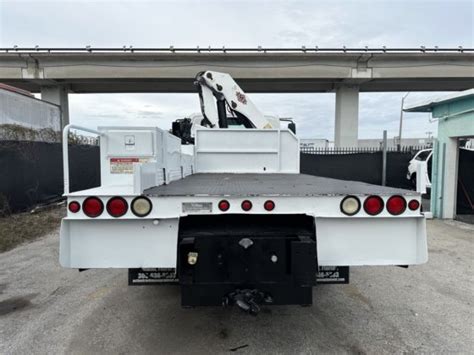2006 International 4300 Imt 11 76 Knuckleboom Flatbed Utility Truck In Miami Fl Usa