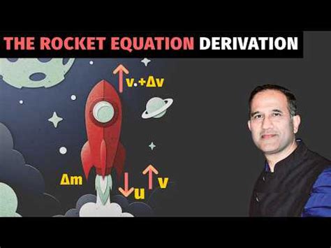 Tsiolkovsky Rocket Equation Rocket Equation Derivation Youtube