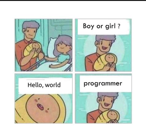 Hello World Rprogrammerhumor
