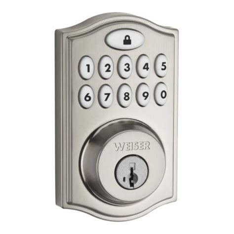 Weiser Smartcode 10 Traditional Deadbolt Smart Lock With Z Wave Plus