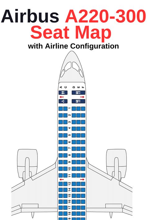 Airbus A220 300 Seat Map Airline Guide Airbus International Travel
