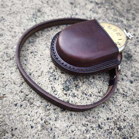 Leather Handmade Case For Pocket Watches Etsy