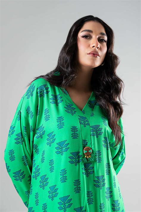 Printed Herringbone Shirt Mbasics By Mariab Pk Printed Herringbone Shirt Mbasics By Mariab Pk