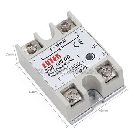 24v 380v 100a 250v Ssr 100 Da Solid State Relay Module 3 32v Dc To Ac Eur 7 53 Picclick De