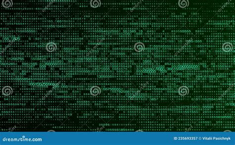 Digital Background Green Matrix Coding Or Hacking Concept Abstract