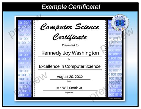 Computer Science Certificate Coding Award Coding Certificates Coding