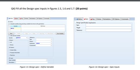 Q4 Fill All The Design Spec Inputs In Figures 15