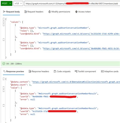 Cannot Add Team Members By Graph Api When Disabled Users Microsoft Qanda