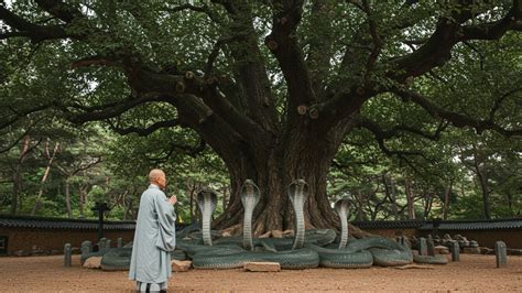 지리산 자락 고찰에서 칠월칠석이면 숨쉬는 고목나무를 감싸는 뱀들과 스님의 동거 Youtube