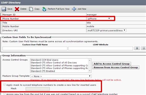 Cucm 100 Ldap Can I Add Primary Extension On Import Cisco Community
