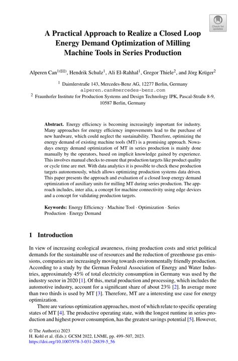 pdf a practical approach to realize a closed loop energy demand