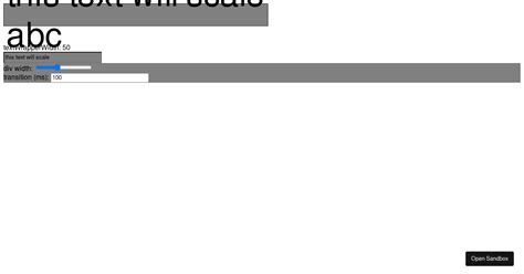 Vue Responsive Text Codesandbox