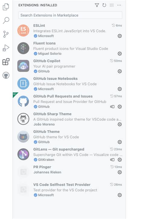 Extensions Shown Disabled Issue Microsoft Vscode GitHub