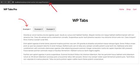How To Use Hash Anchor As Tab Title With Wp Tabs Pro Plugin Shapedplugin Docs