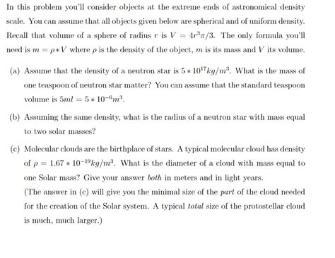 Solved In This Problem Youll Consider Objects At The