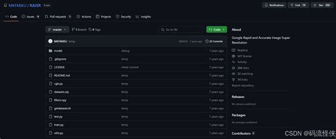 github上图像超分开源项目推荐【持续更新】 超分 github csdn博客