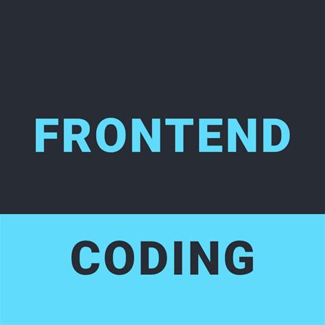 Frontend Coding Youtube