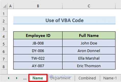 How To Combine Rows From Multiple Sheets In Excel 4 Easy Methods