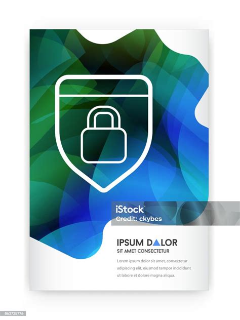 편지 요소 밝은 그라디언트 시각적 정체성 혼합 스타일 가상 이름으로 비즈니스에 대 한 안내 책자 표지 템플릿 샘플 0명에 대한