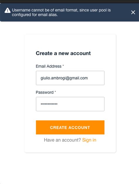 Impossible To Setup Email Only Signup With Cli · Issue 8061 · Aws Amplifyamplify Cli · Github