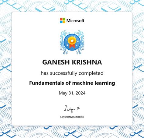 Ganesh Krishna On Linkedin Machinelearning Microsoftcertified Ai