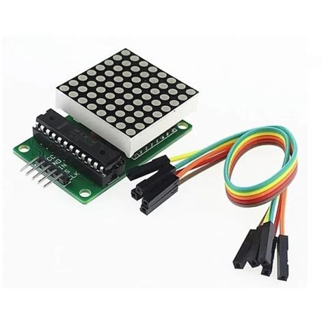 MAX Driver Based X LED Dot Matrix Module Mm RED LEDs Buy In India At HUBTRONICS In