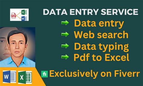 do data entry copy paste web scrap pdf to excel by aminul3444 fiverr