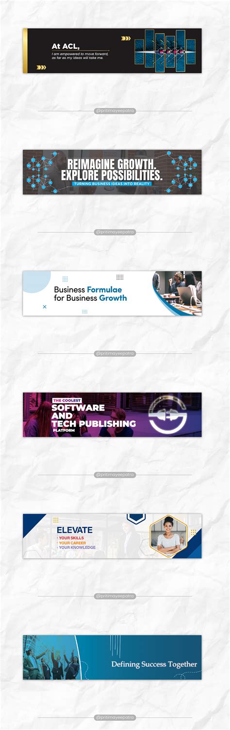 Linkedin Cover Design Behance