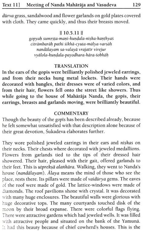 Vaisnavanandini Commentary On Srimad Bhagavatam Canto 10 Part I Volume