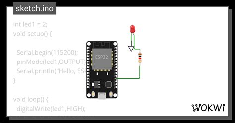 Blynkled Wokwi Esp32 Stm32 Arduino Simulator