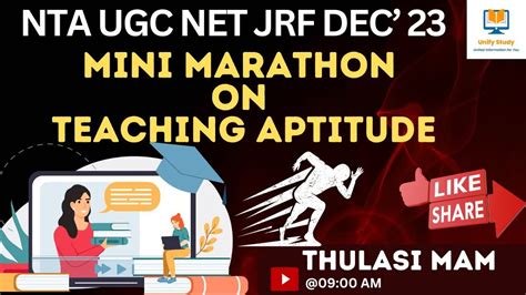 Ugc Net Paper 1 Marathon Class Teaching Aptitude For Ugc Net Marathon