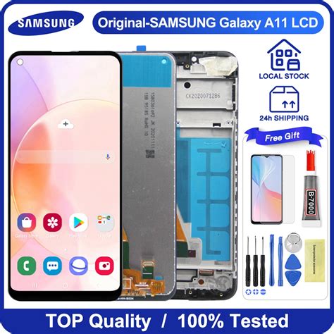 Original LCD With Frame For Samsung A11 A115 A115F A115G LCD Display Touch Screen Digitizer