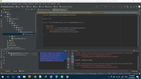 Java Gradle Sync Failed Could Not Connect To Server Stack Overflow