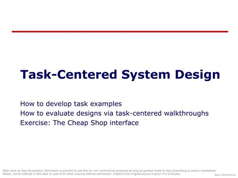 ppt task centered system design powerpoint presentation free