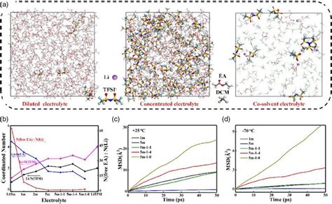 Optimized Structure For Various Electrolytes From Md Simulations A Download Scientific