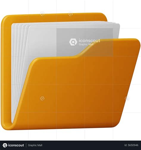 Folder 3d Icon Free Download Files And Folders 3d Icons Iconscout