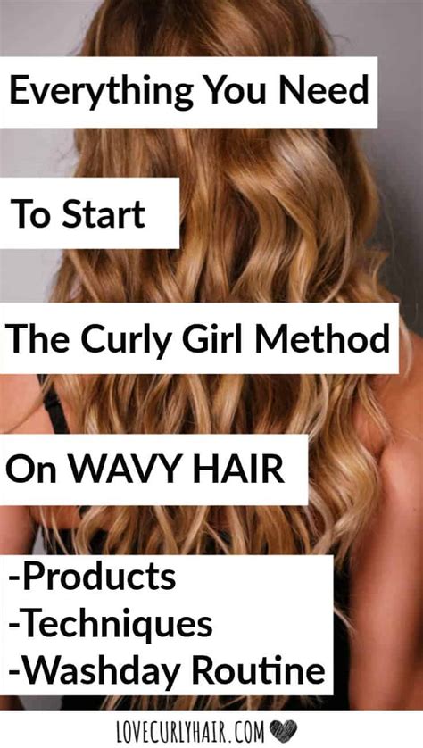 Curly Girl Method For Wavy Hair Full Explanation And Steps Love Curly Hair