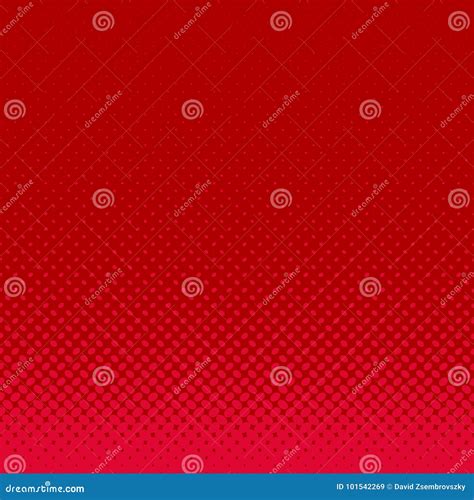 Red Halftone Ellipse Pattern Background Vector Graphic From Diagonal Elliptical Dots Stock