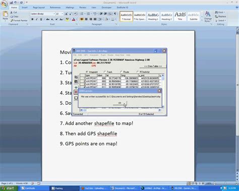 Transferring Garmin GPS Waypoints From GPS Unit To ArcMap ArcView YouTube