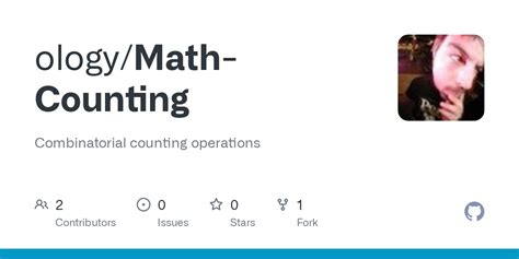 Github Ologymath Counting Combinatorial Counting Operations