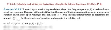 Solved Question VI For Each Equation That Is Given Chegg