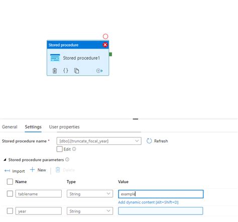 Sql Server How To Give Condition In Dynamic Content Of Stored Procedure Activity In Adf