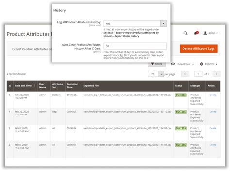 Magento 2 Export Import Product Attributes Extension Bulk Csv Ulmod